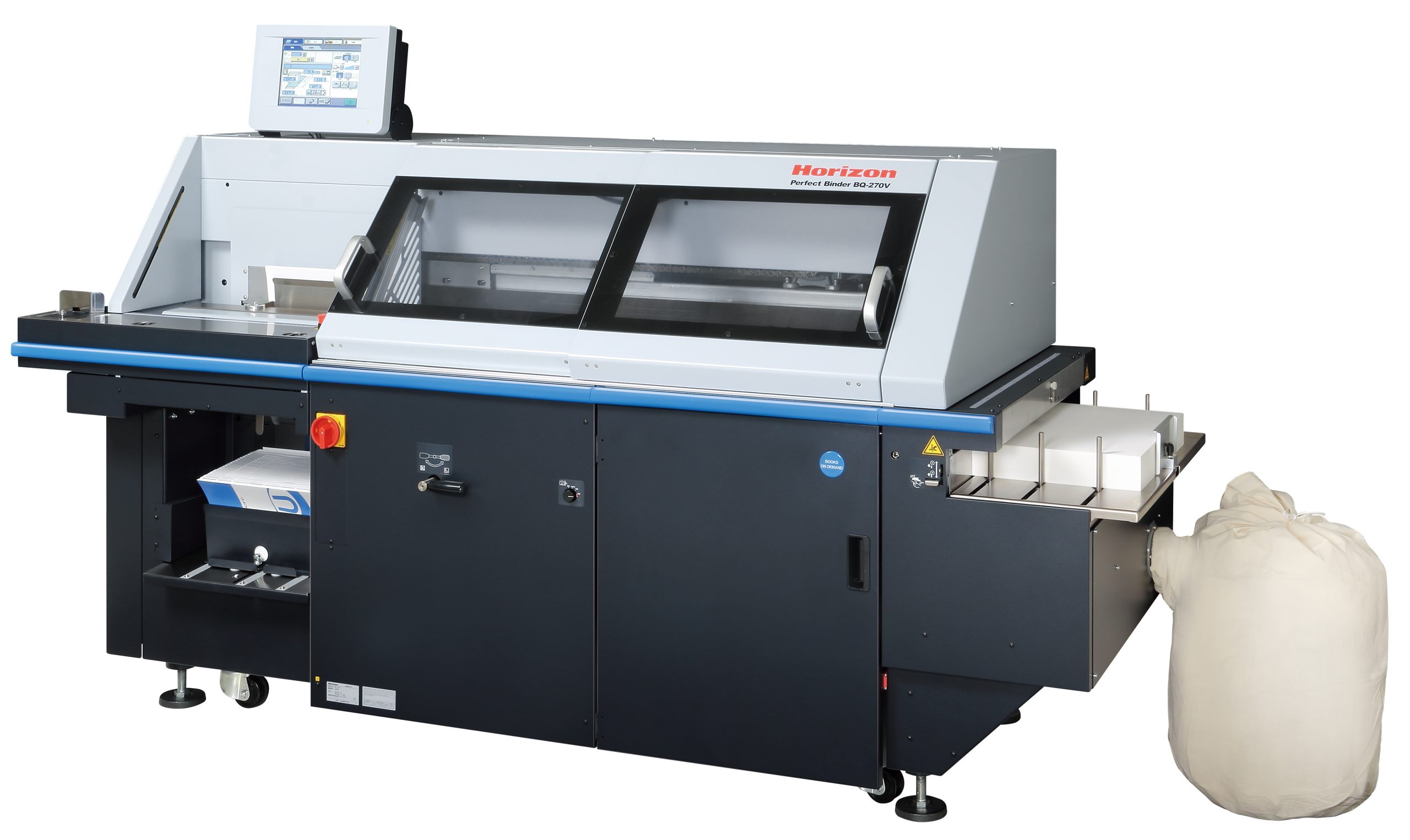 Podds Print installs Horizon binder - Digital Printer