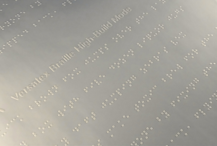 Xaar presents braille inkjet printing white paper - Digital Printer