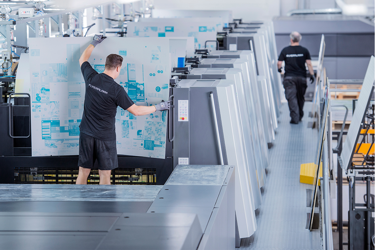 Walking the gang plank - Digital Printer