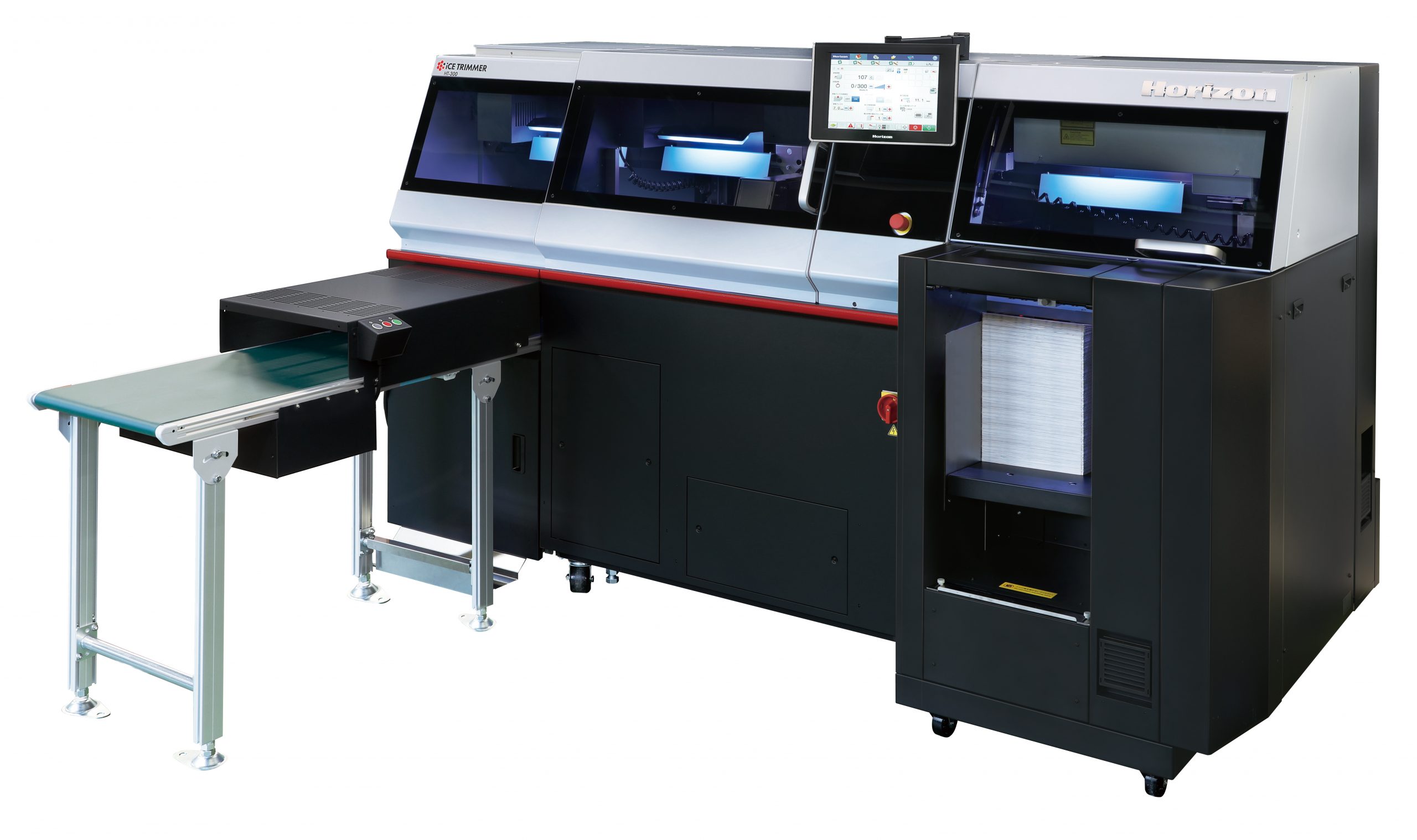 Horizon's three-sided trimmer debuts ICElink automation - Digital Printer