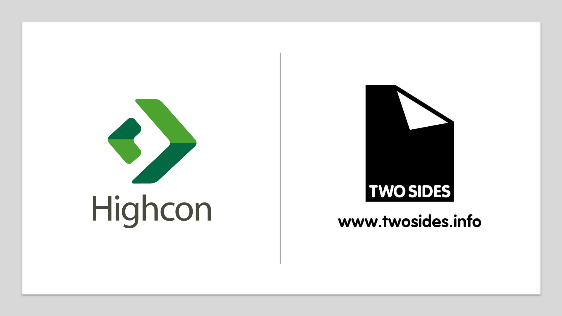 Highcon joins Two Sides - Digital Printer