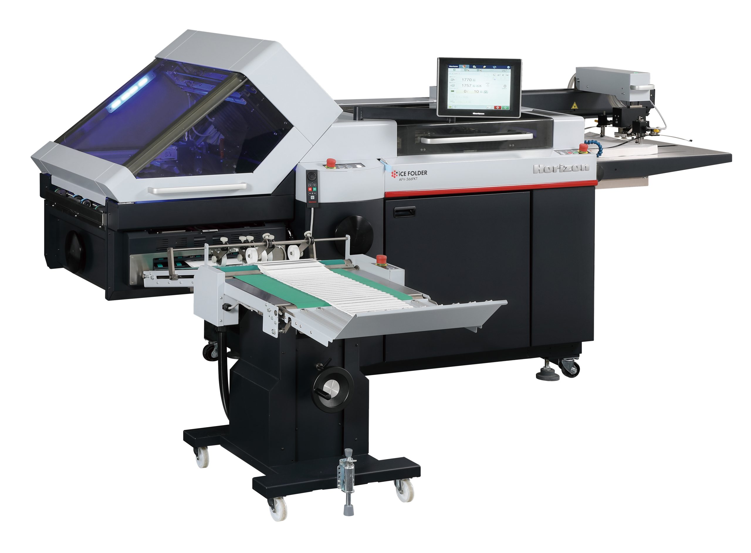 Short-run newspaper printer folds with Horizon - Digital Printer