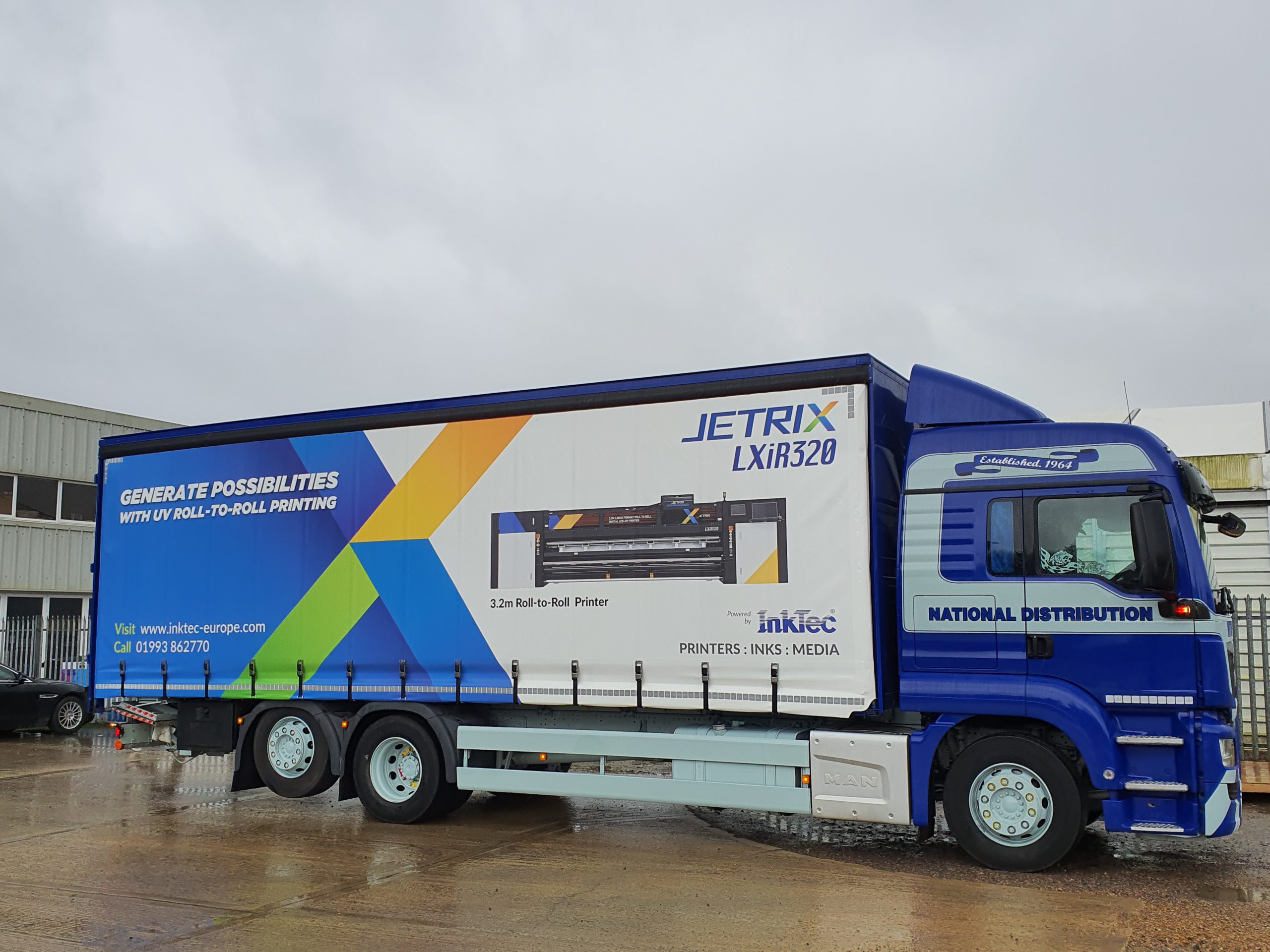 InkTec introduces branded Jetrix lorry - Digital Printer