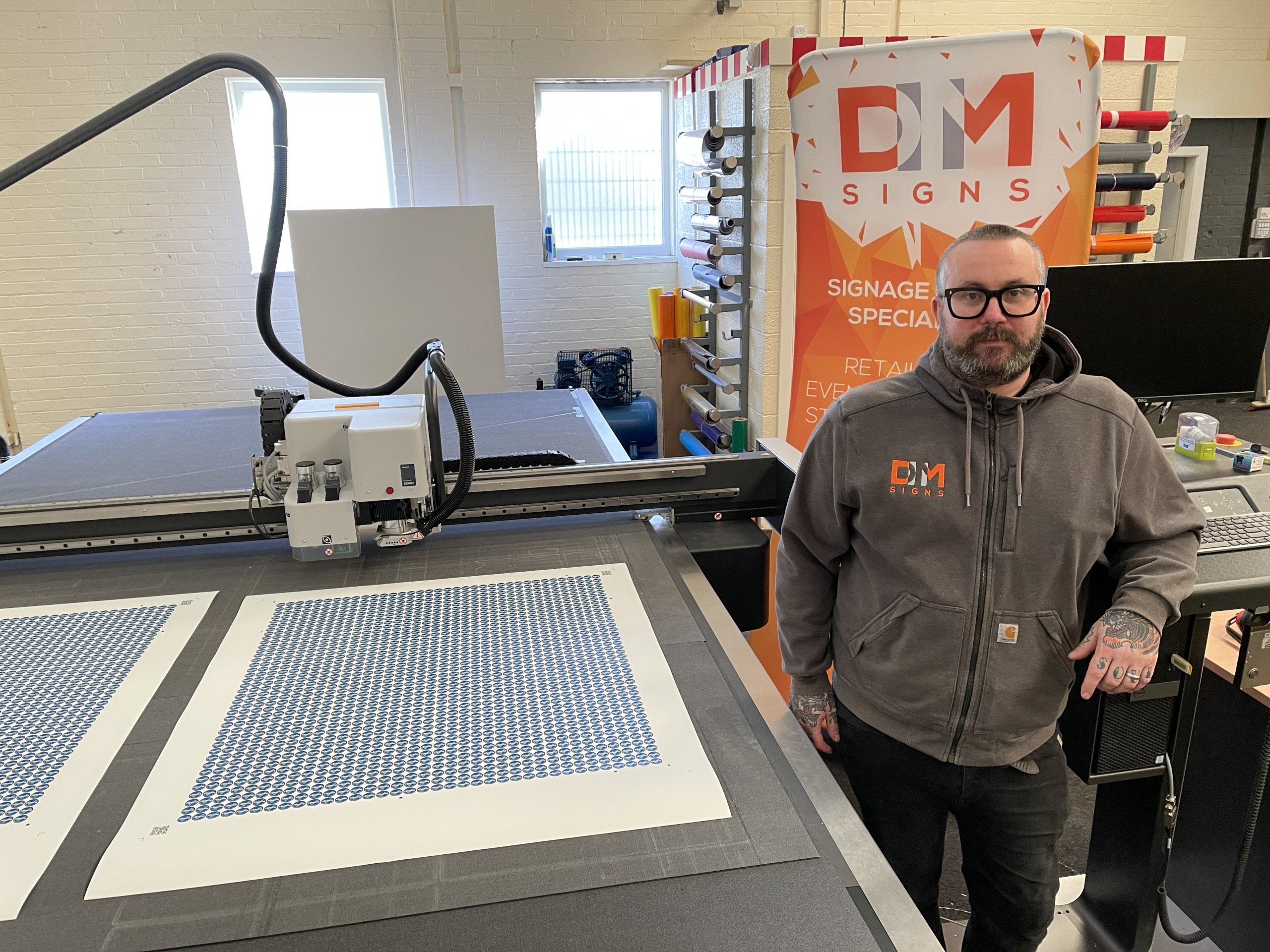 DM Signs grows flatbed print and cut capability - Digital Printer