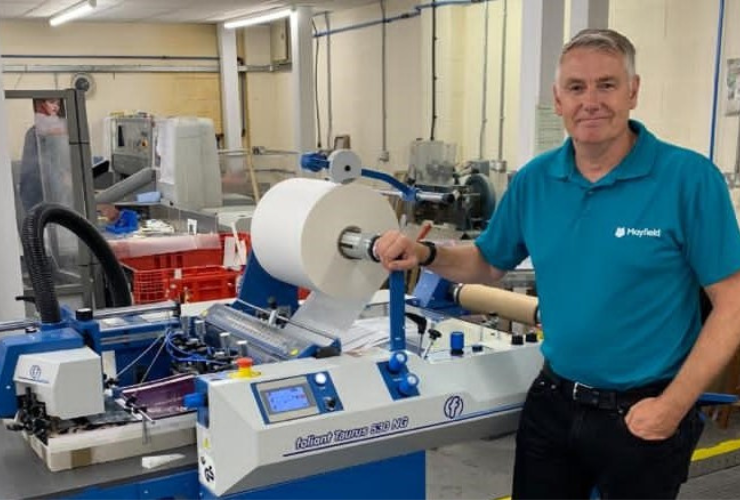 Mayfield upgrades in-house lamination with Foliant Taurus - Digital Printer