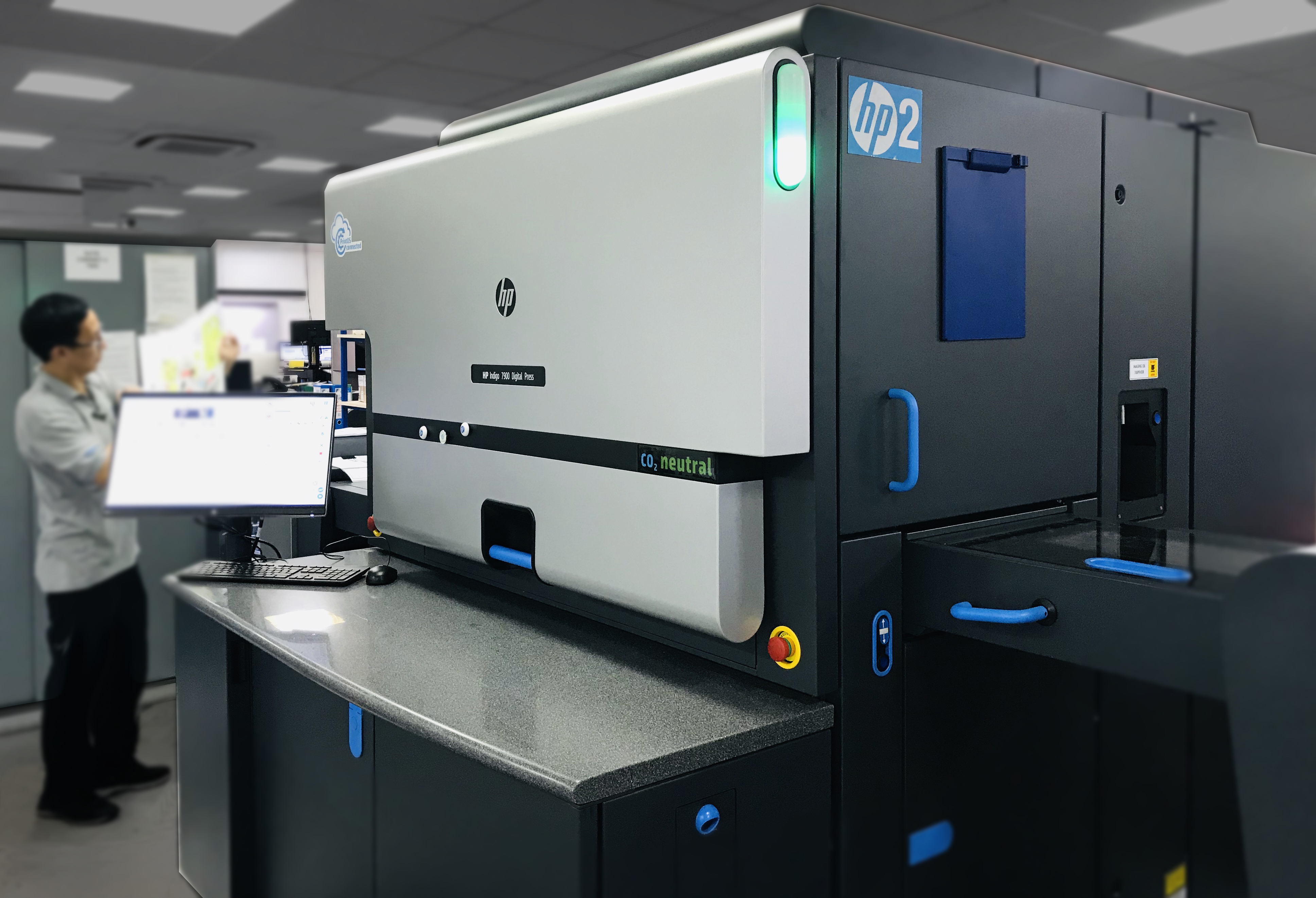 Indigo and silver make gold for Pureprint - Digital Printer