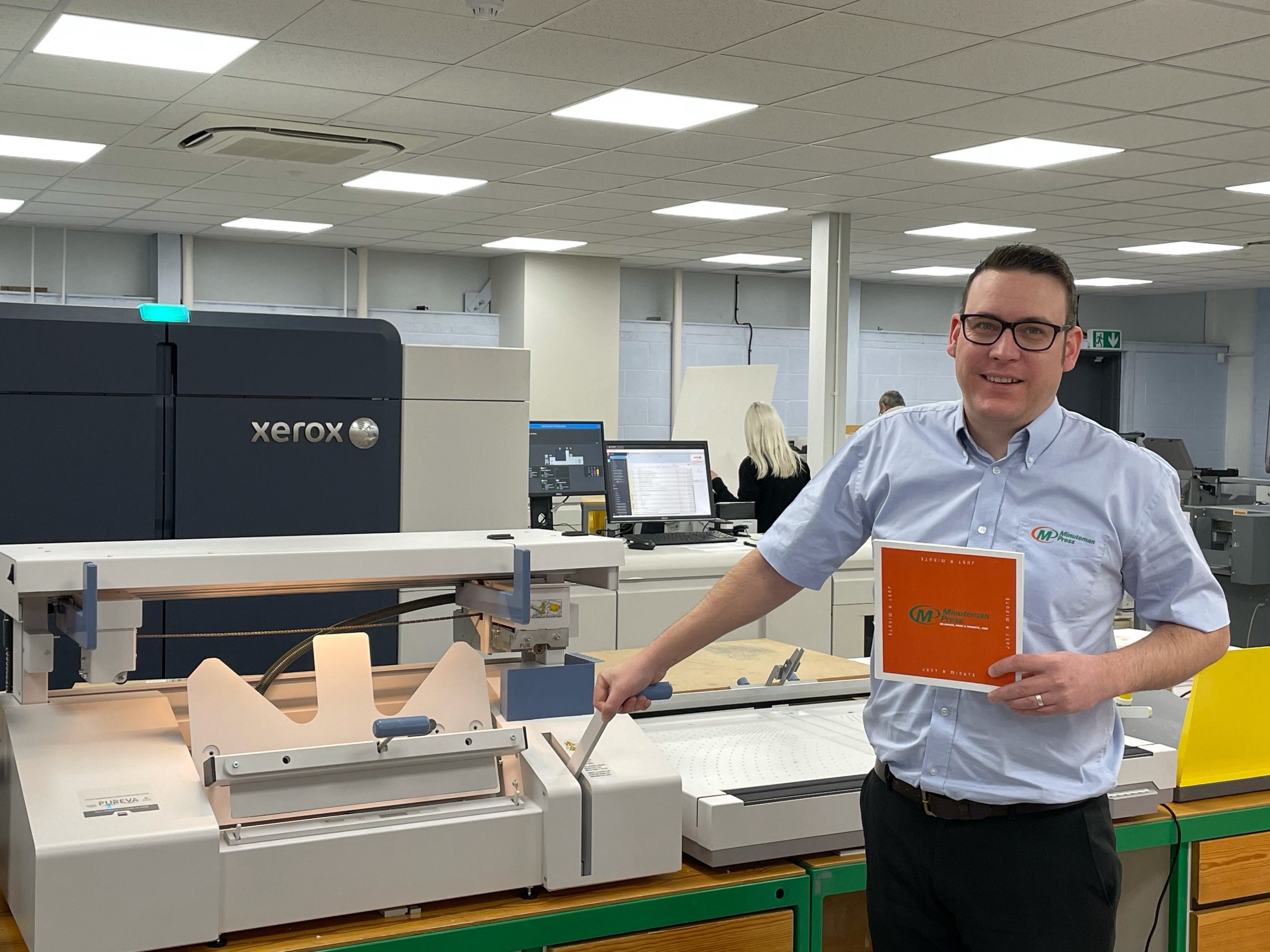 UK's first Pureva Neo binder arrives at Minuteman - Digital Printer