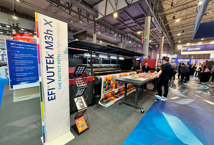 EFI unveils new VUTEk and textile tech at Fespa 2026 - Digital Printer