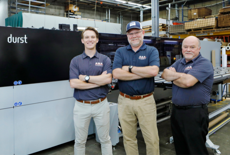 ABA improves output with Durst P5 - Digital Printer