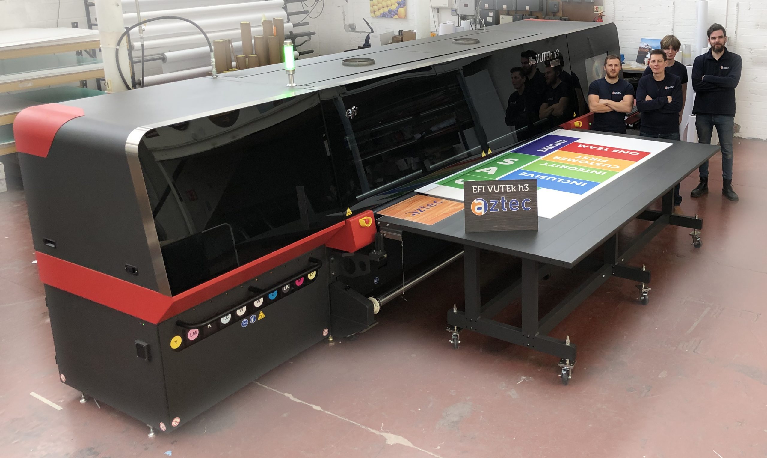 Aztec Signs is building its future on a Vutek h3 - Digital Printer